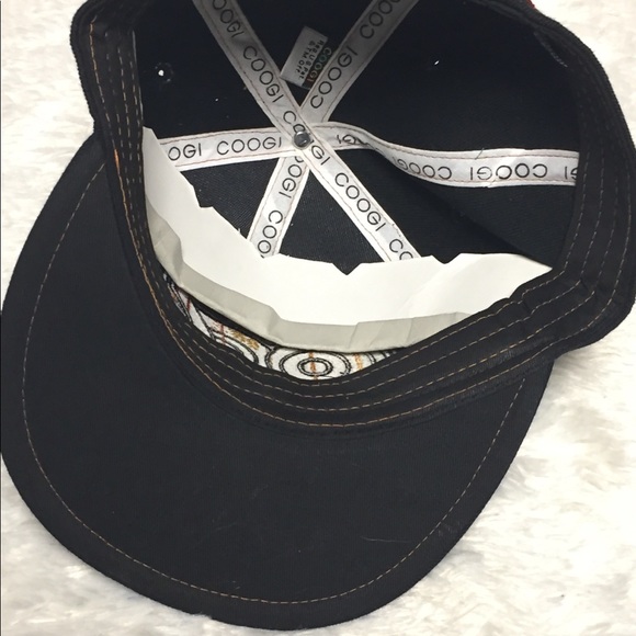 COOGI | Accessories | Coogi Black Embroidered Fitted Hat 7 4 | Poshmark